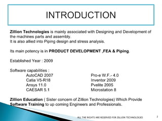 Zillion Technologies Profile | PPT