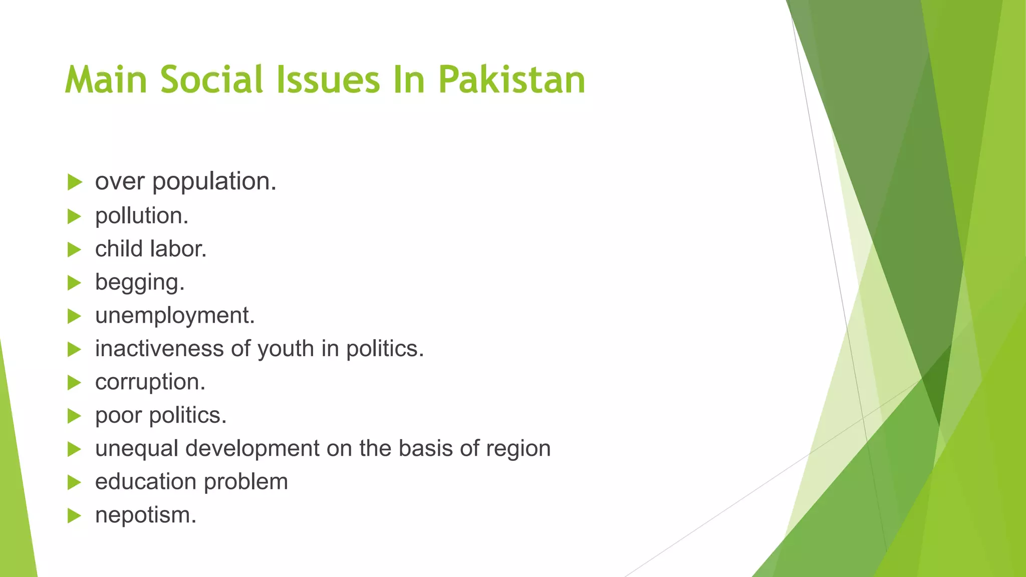 Global challenges-A case study Pakistan | PPT