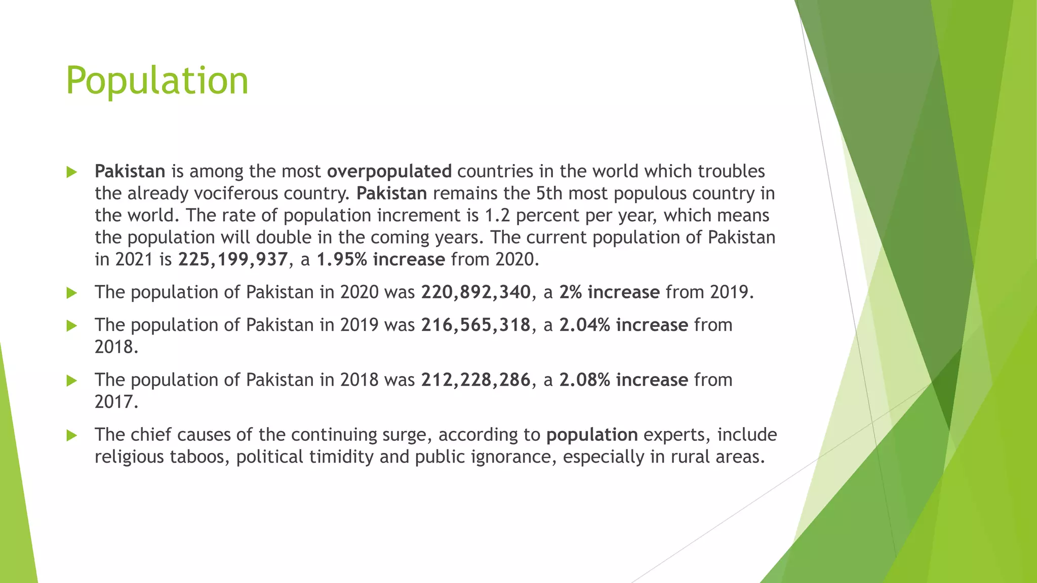 Global challenges-A case study Pakistan | PPT