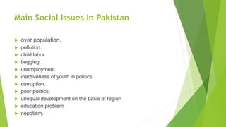Global challenges-A case study Pakistan | PPTX