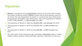 Global challenges-A case study Pakistan | PPT