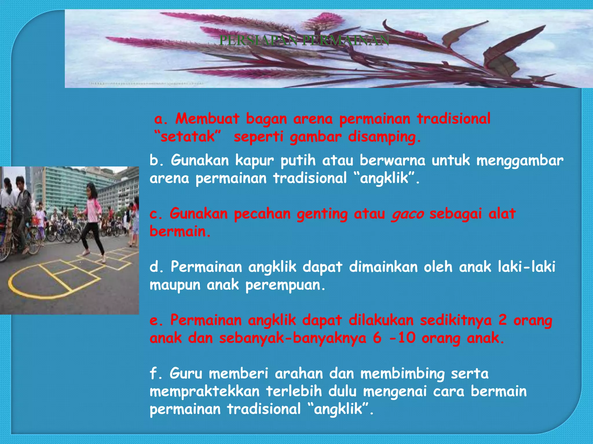 Permainan Tradisional dalam Matematika | PPTX