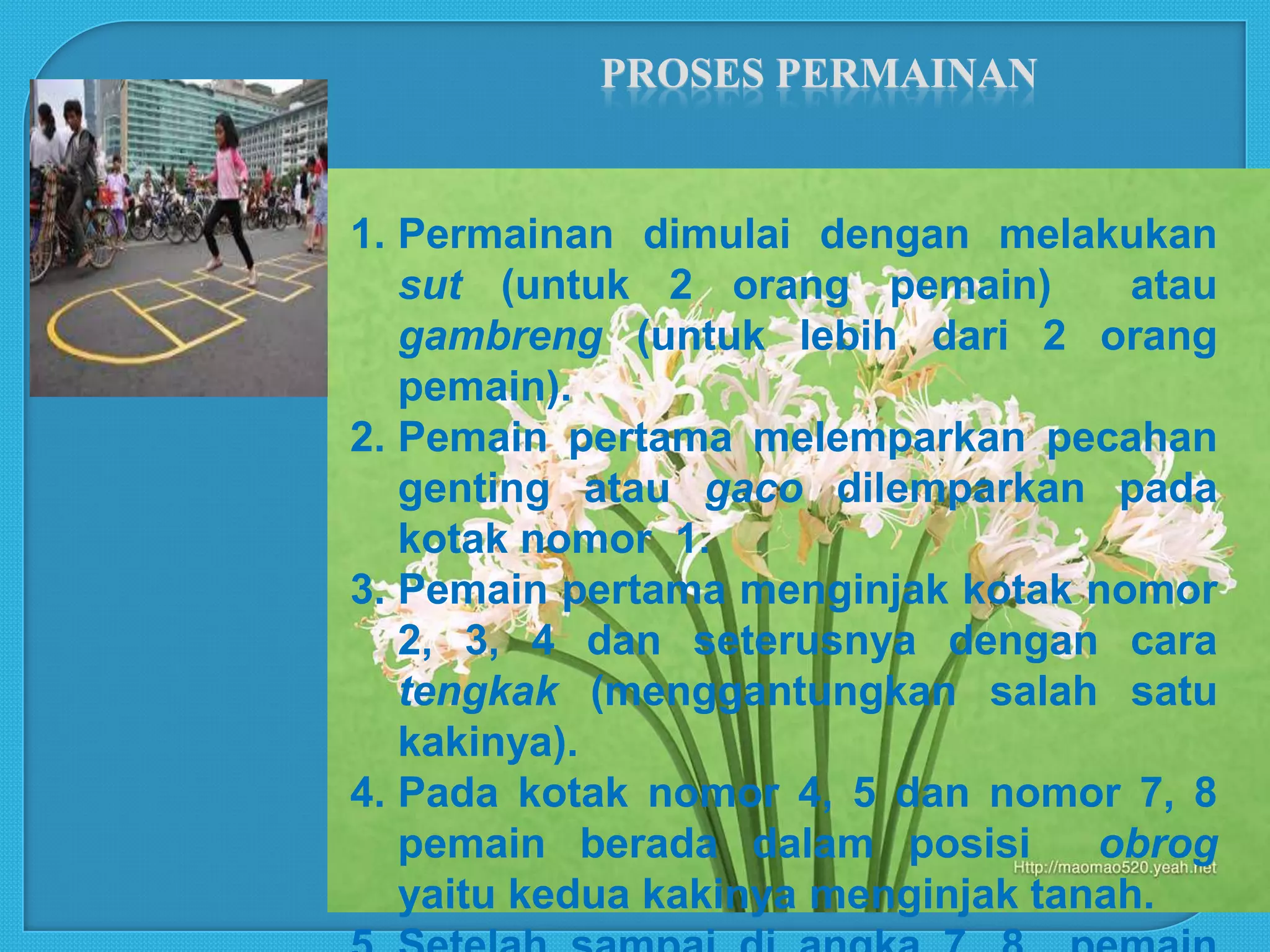 Permainan Tradisional dalam Matematika | PPTX