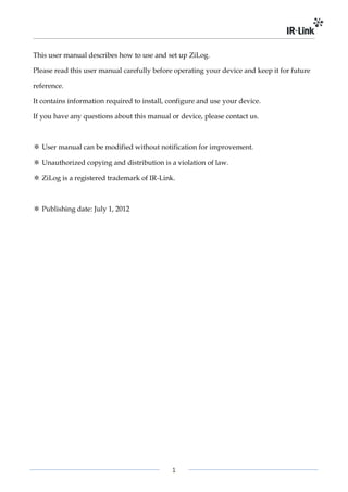 Zilog manual eng(1) | PDF