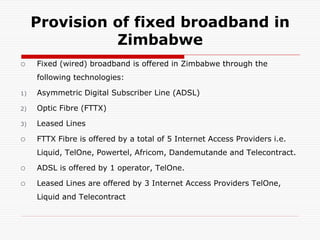 Day 2 C2C - Fixed Broadband in Zimbabwe | PPT