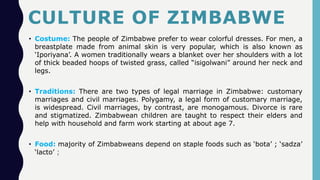 Zimbabwe at a glance | PPTX