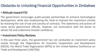 Zimbabwe: Foreign Direct Investment Promtion (FDI) | PPT
