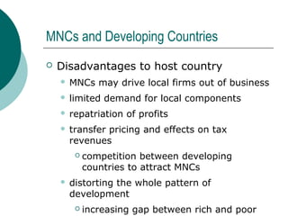 multinationals and globalisation | PPT