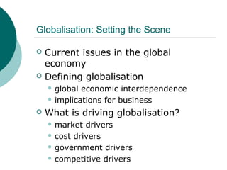 multinationals and globalisation | PPT