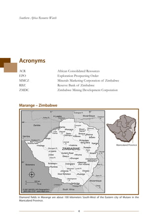 Zimbabwe diamonds | PDF | Africa Travel | Travel Locations