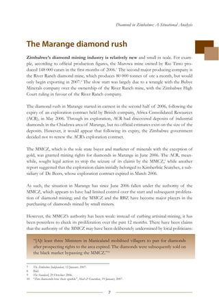 Zimbabwe diamonds | PDF | Africa Travel | Travel Locations