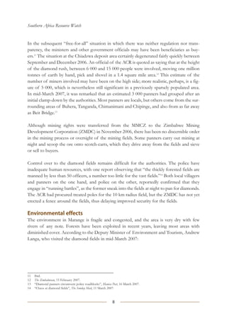 Zimbabwe diamonds | PDF | Africa Travel | Travel Locations