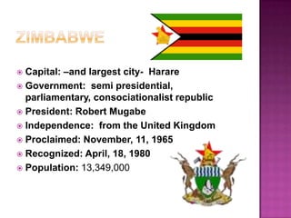 Zimbabwe Government | PPTX