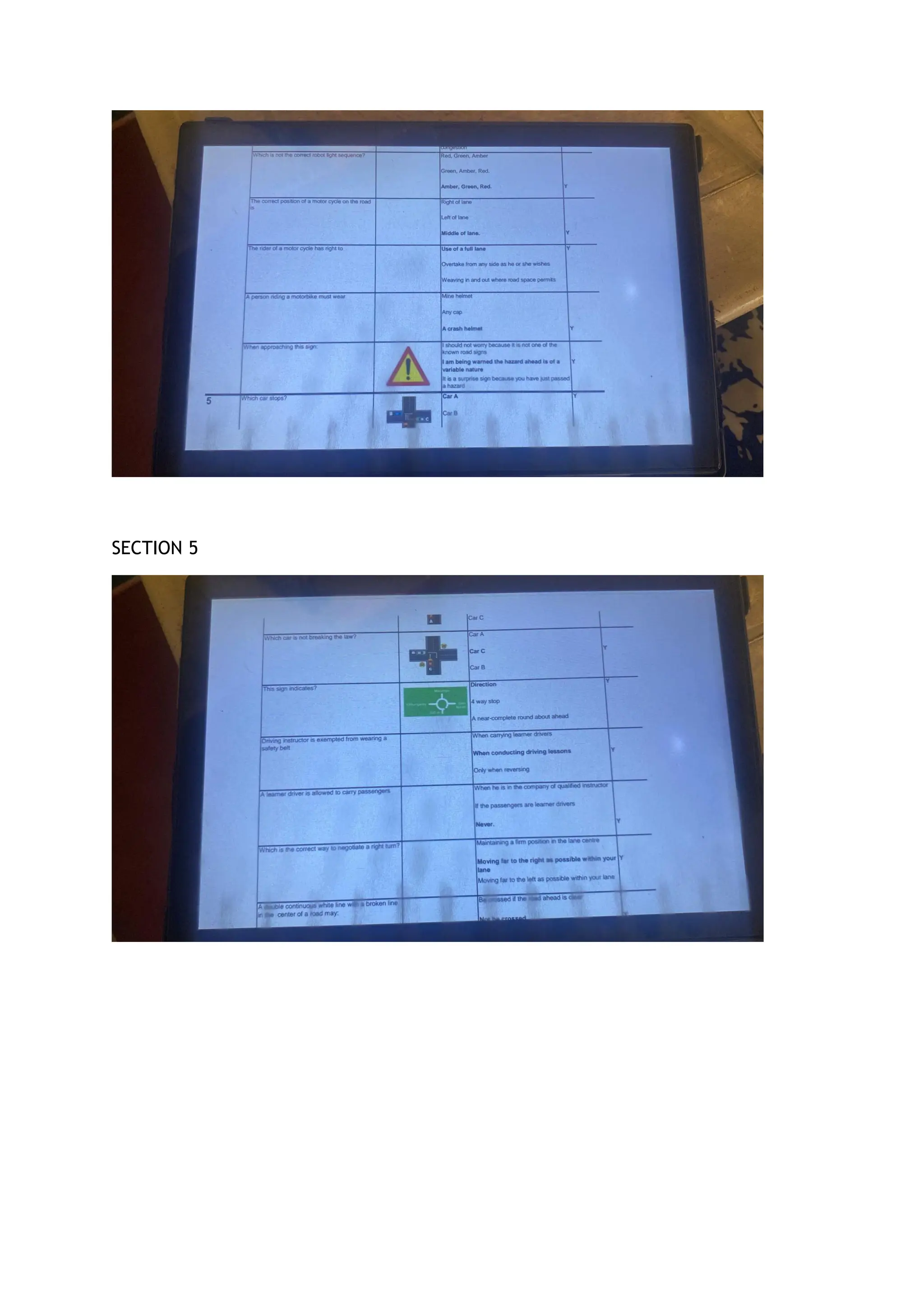 ZIMBABWE HIGHWAY CODE PROVISIONAL QUESTIONS (1).pdf