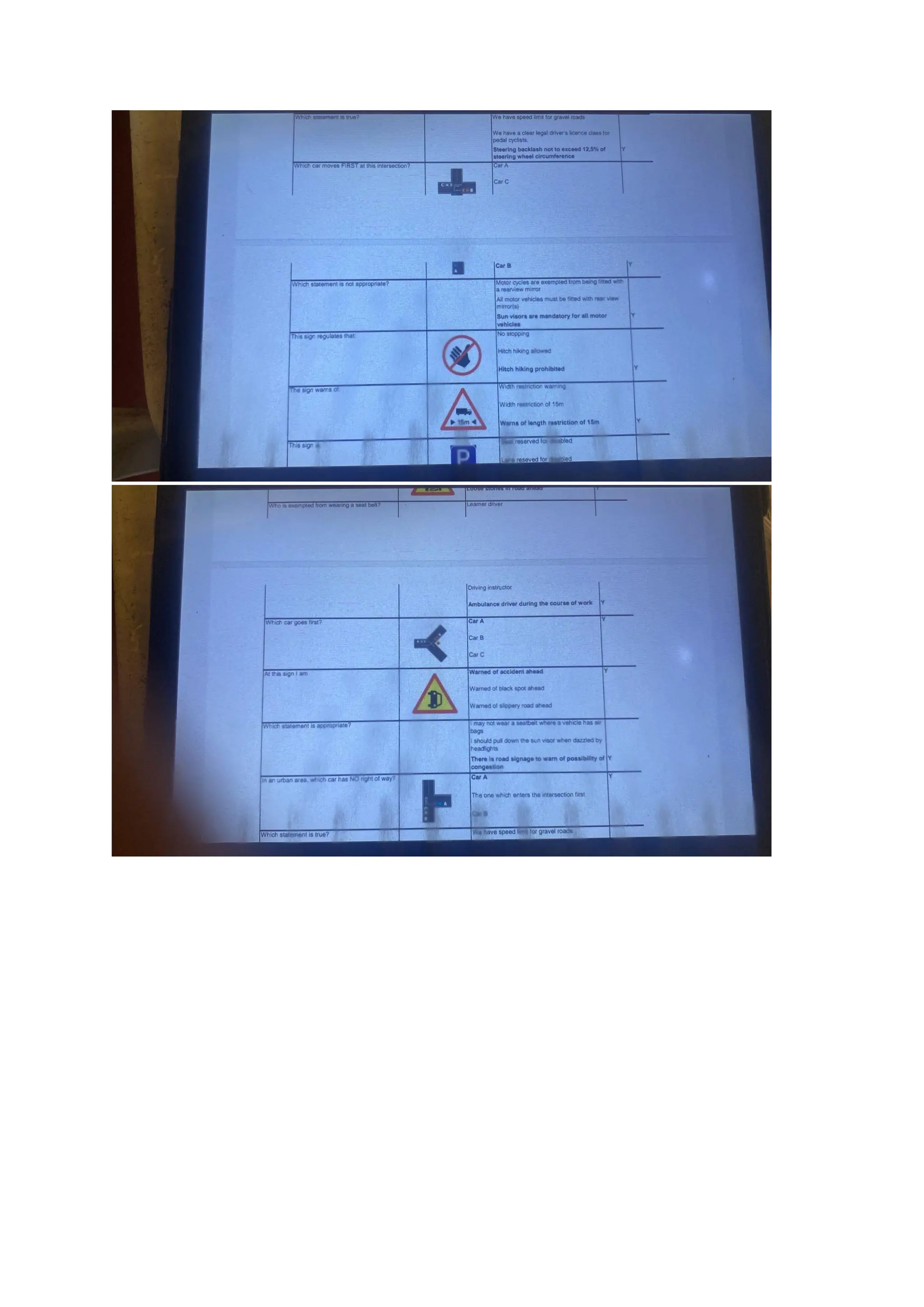 ZIMBABWE HIGHWAY CODE PROVISIONAL QUESTIONS (1).pdf