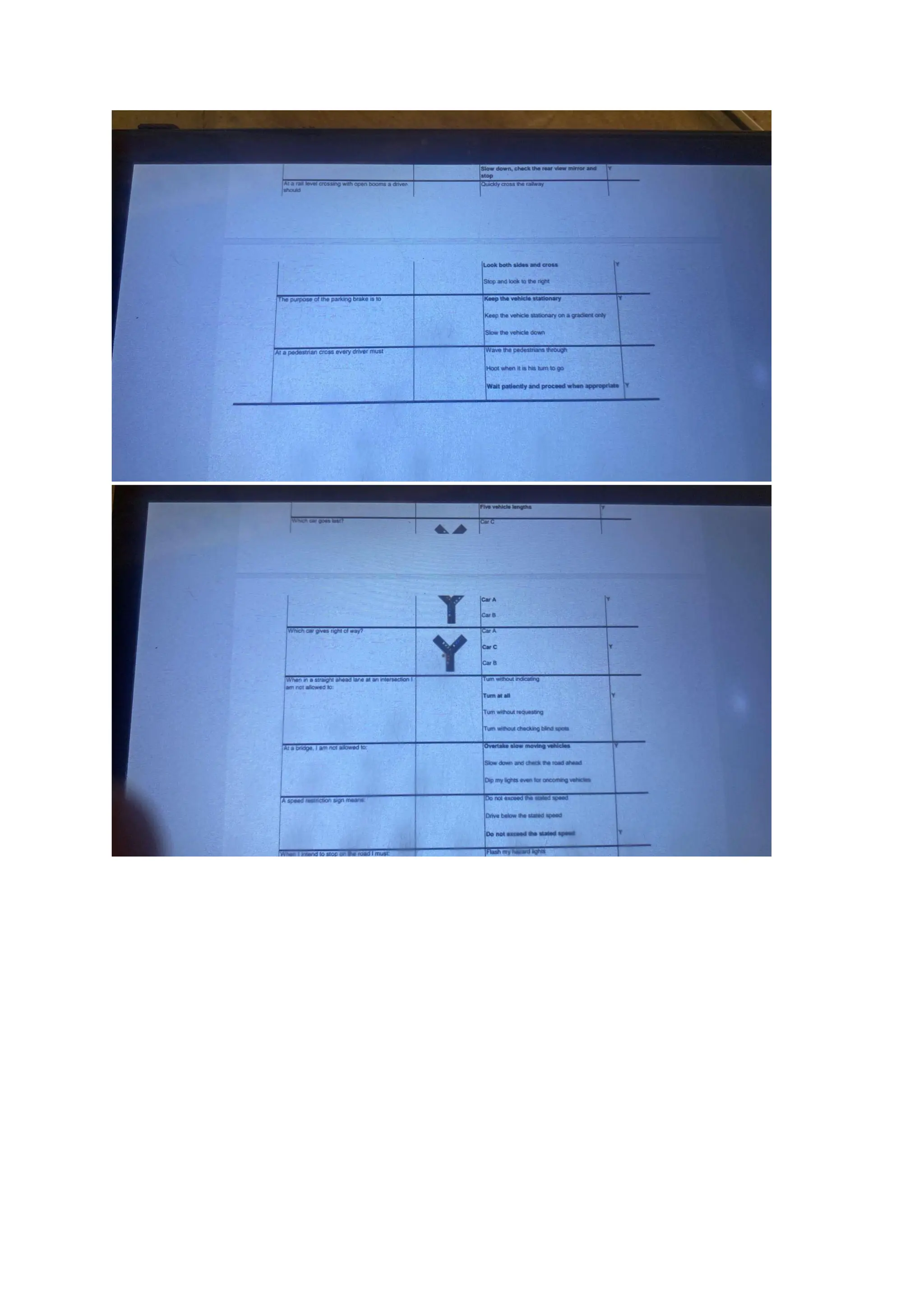 ZIMBABWE HIGHWAY CODE PROVISIONAL QUESTIONS (1).pdf