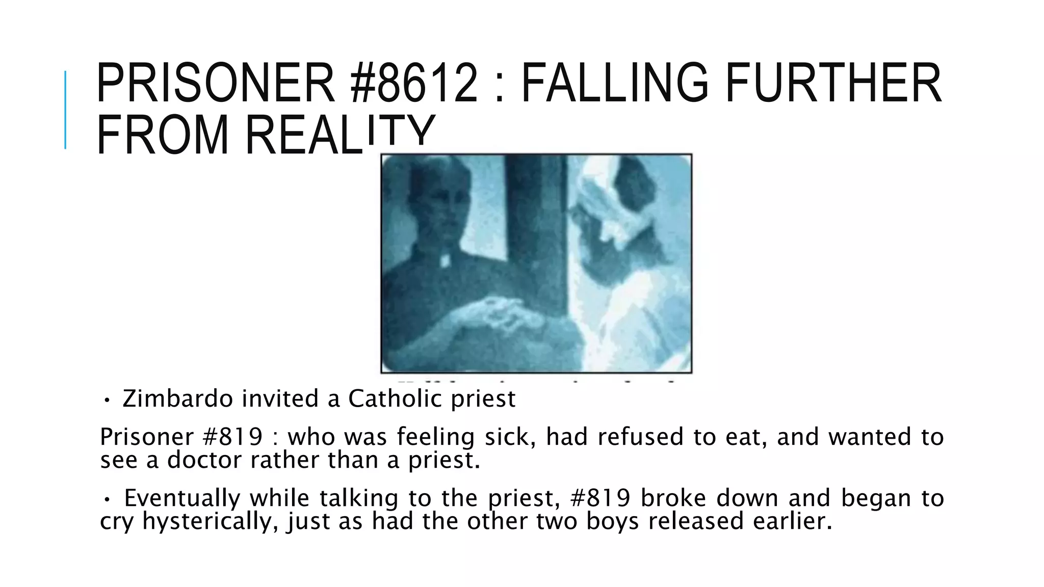 Zimbardo's Experiment : The Stanford Prison Experiment | PPTX