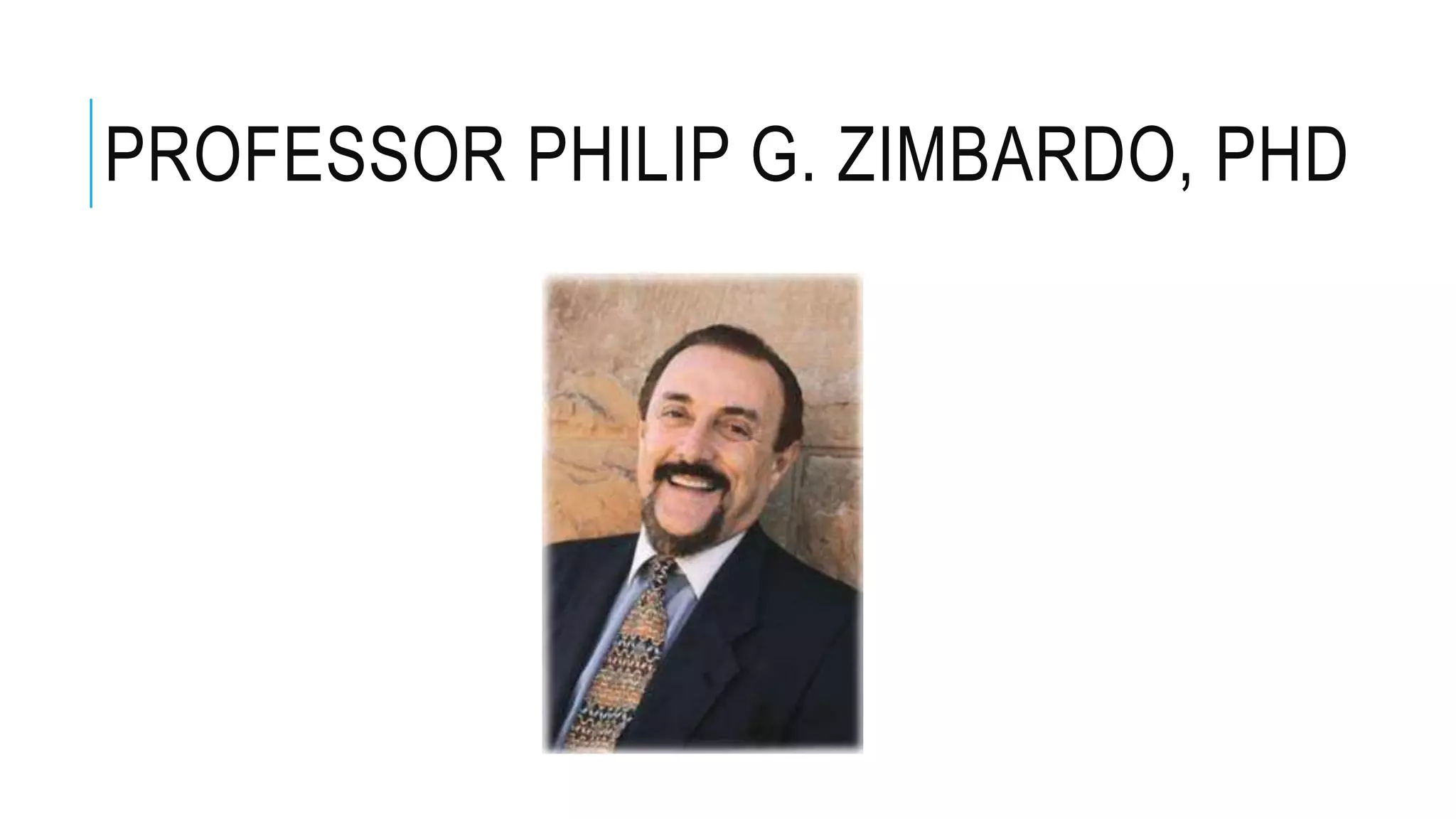 Zimbardo's Experiment : The Stanford Prison Experiment | PPTX