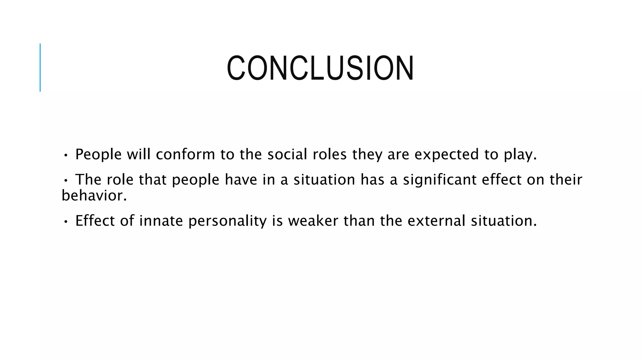 Zimbardo's Experiment : The Stanford Prison Experiment | PPTX