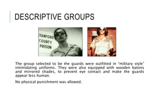 Zimbardo's Experiment : The Stanford Prison Experiment | PPTX