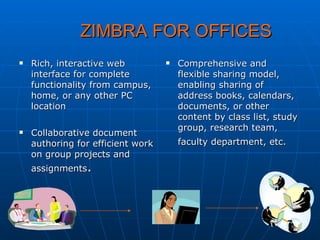 Zimbra | PPT