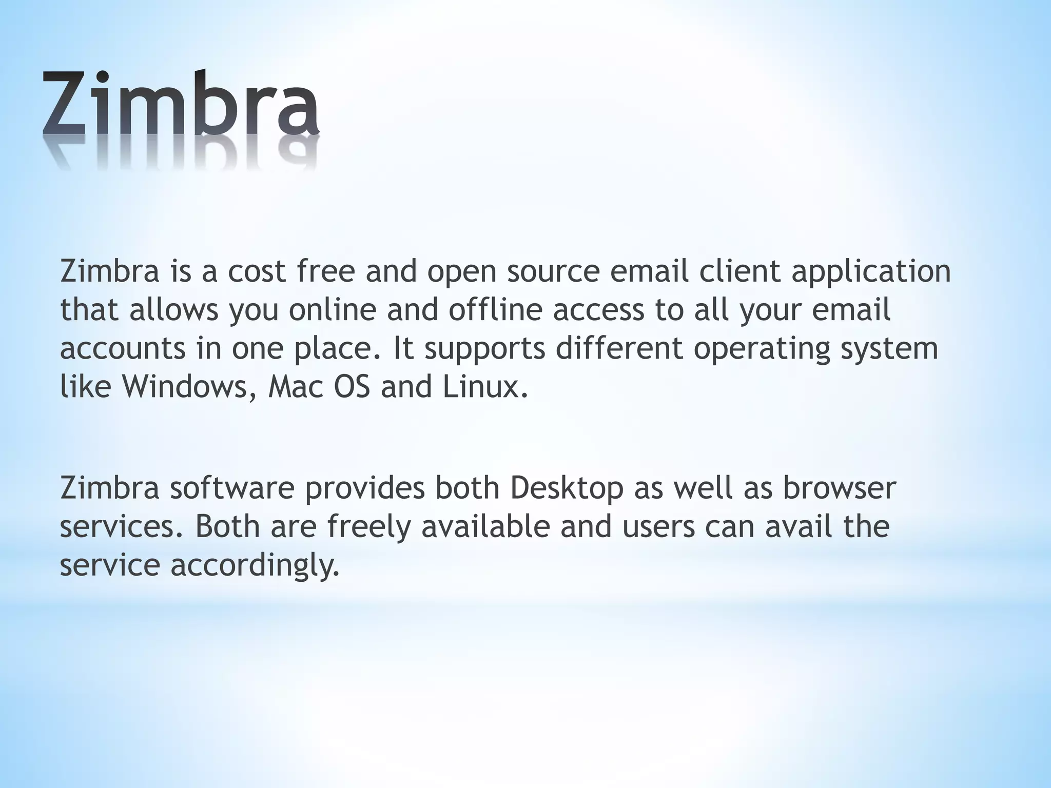 Zimbra to Outlook Converter | PPTX