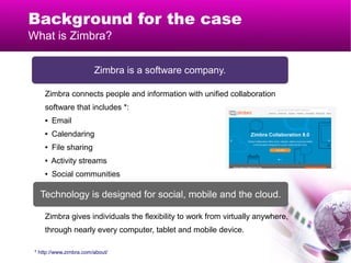 Zimbra zooms ahead with OneView | PDF