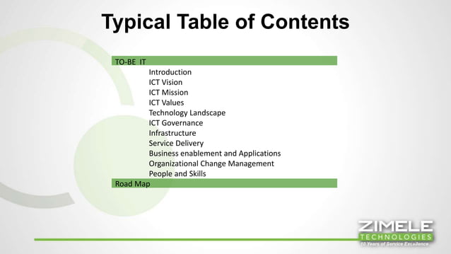 Zimele presentation IT strategy | PPT