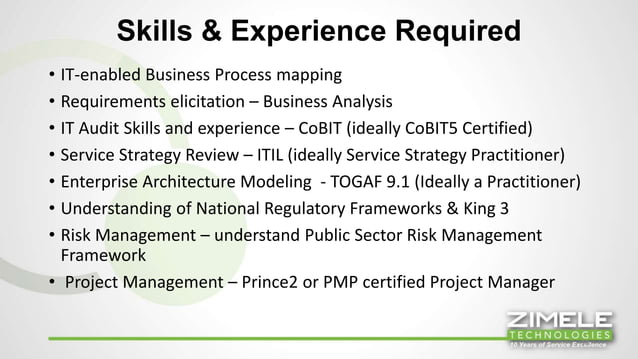 Zimele presentation IT strategy | PPT
