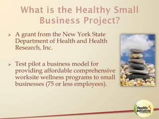 A Health Promotion Model for Small Businesses – The Healthy Small ...