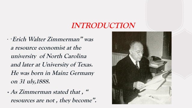 ZIMMERMAN'S MODEL by nitika rajput_123330.pptx | Geology | Science