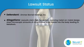 Zimmer Hip & Knee Replacement: Embroiled In Metallosis Lawsuits. | PDF ...