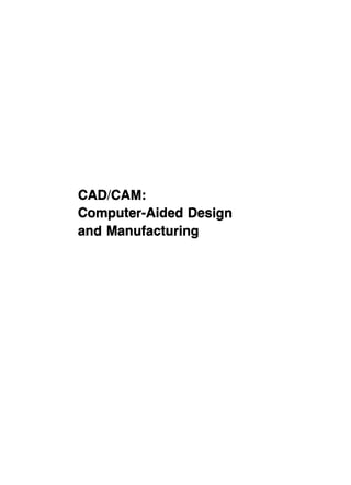 Zimmers, Emory W._ Groover, Mikell P - CAD_CAM_ computer-aided design ...