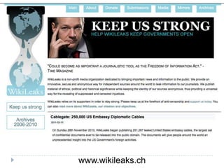 Zimmer wikileaks | PPT