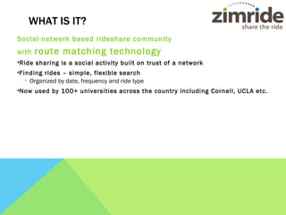 Carpooling Network Presentation | PPT