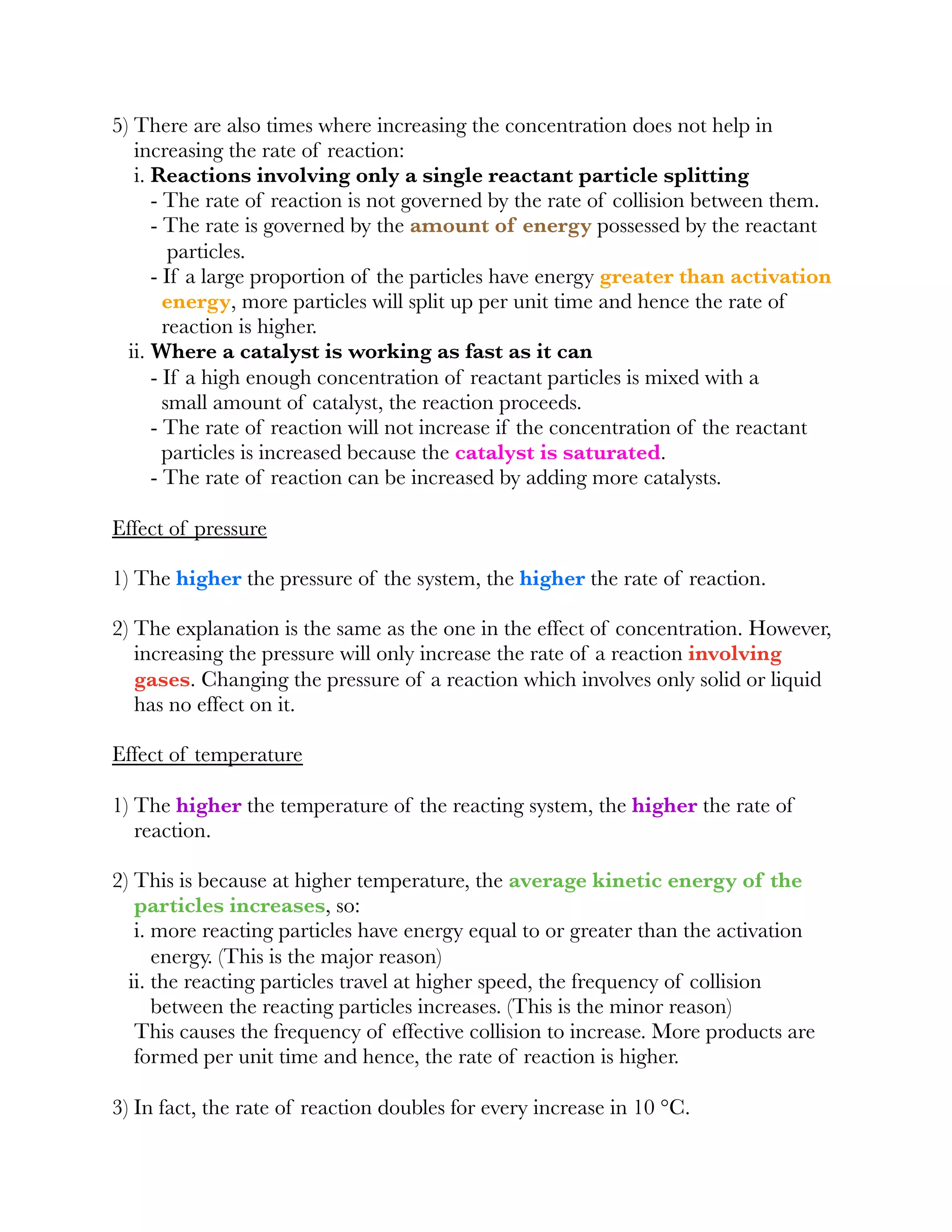 Zimsec chemistry chapter 9 rate of reaction | PDF