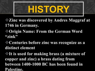Zinc | PPTX