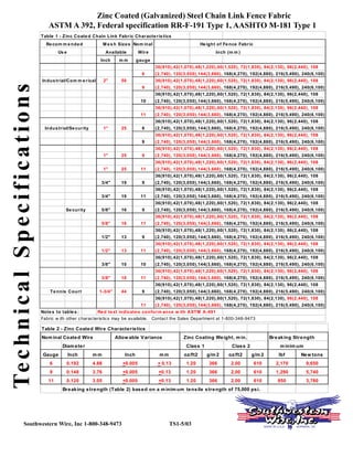 Galvanized Before Weave Chain Link Fence | PDF