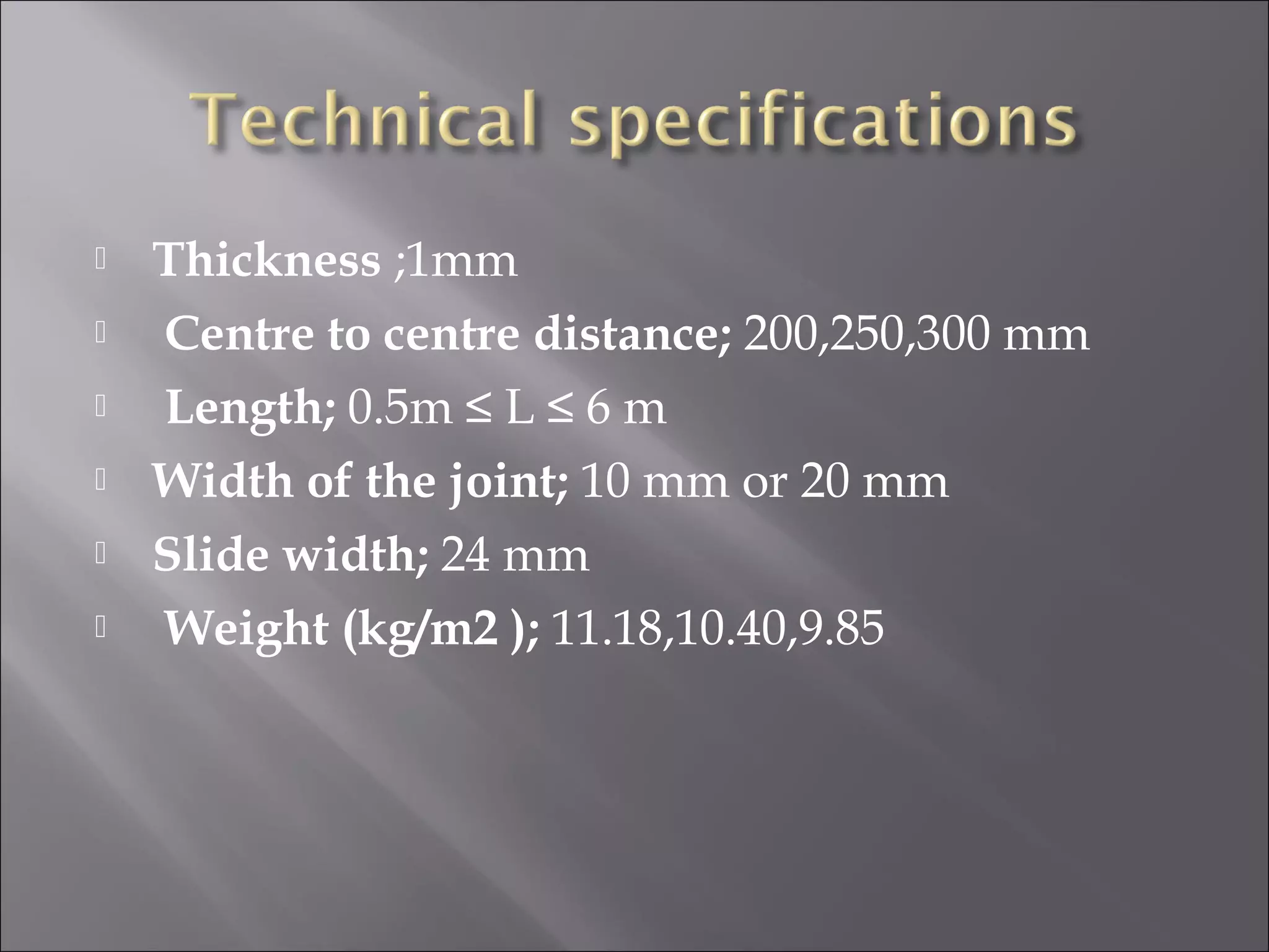 Zinc clad blocks | PPT