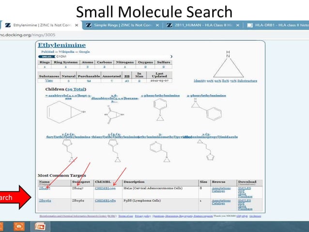 Zinc Database 
