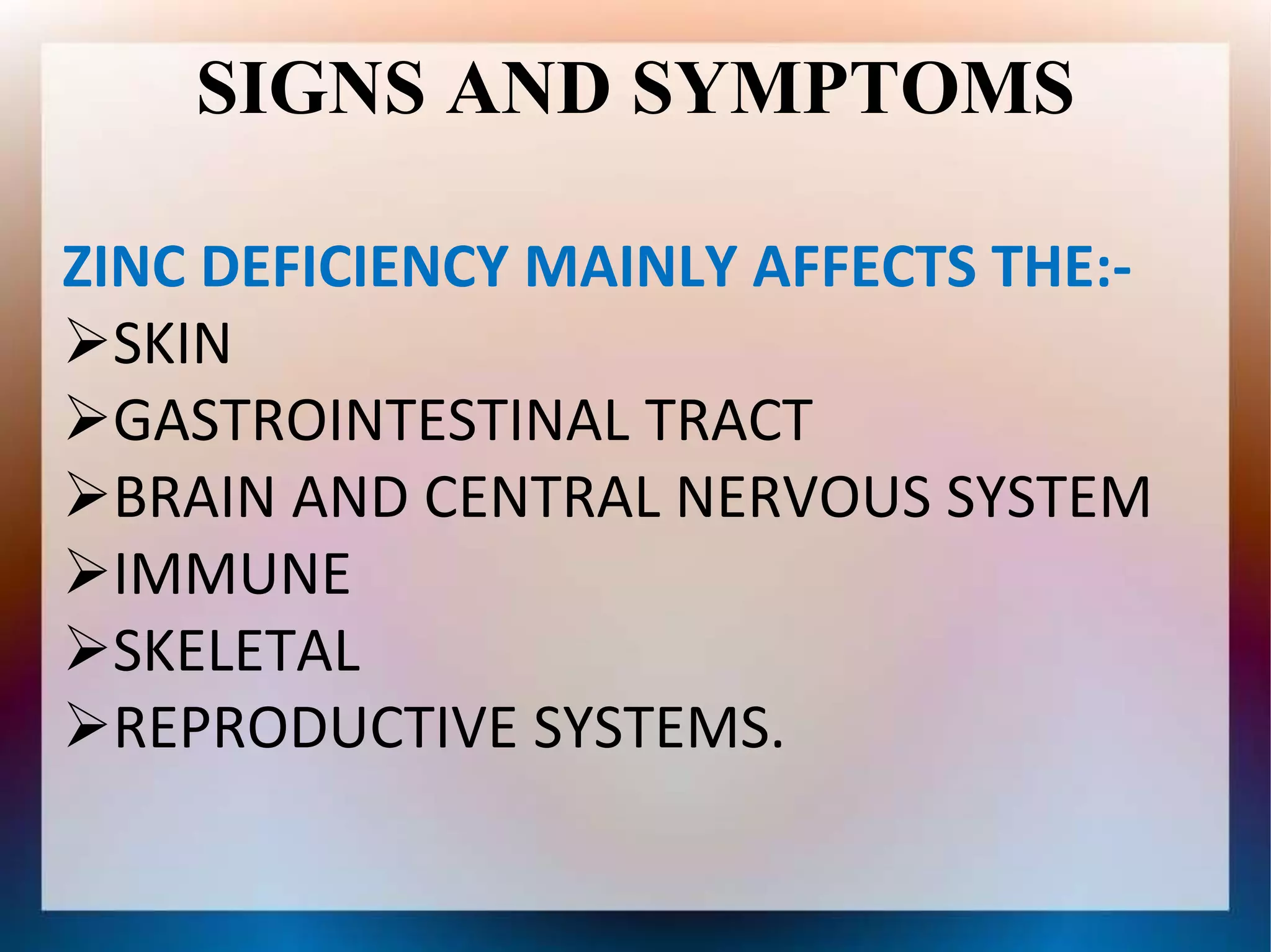 Zinc Deficiency | PPTX