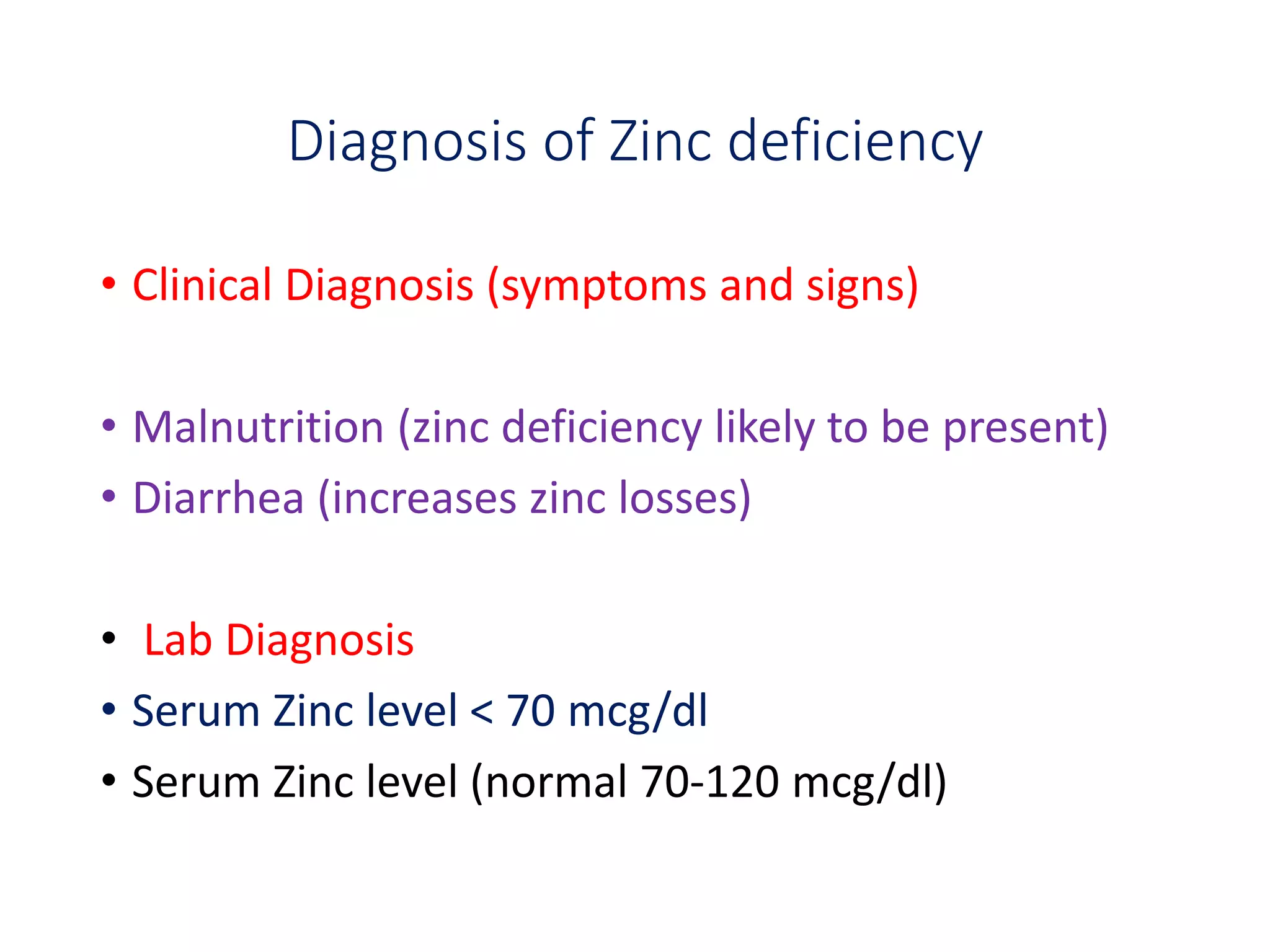 Zinc deficiency 2021 | PDF