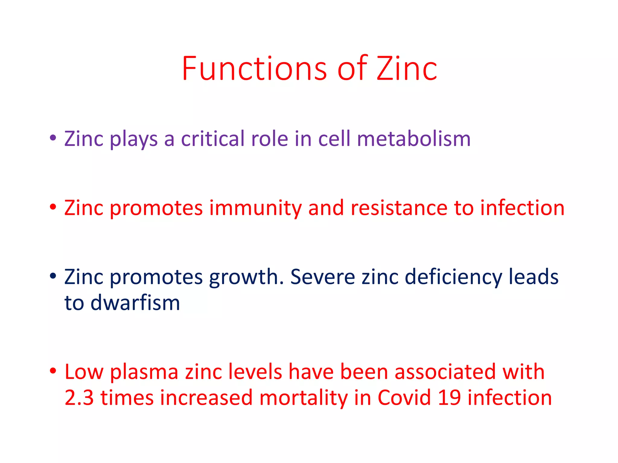 Zinc deficiency 2021 | PDF