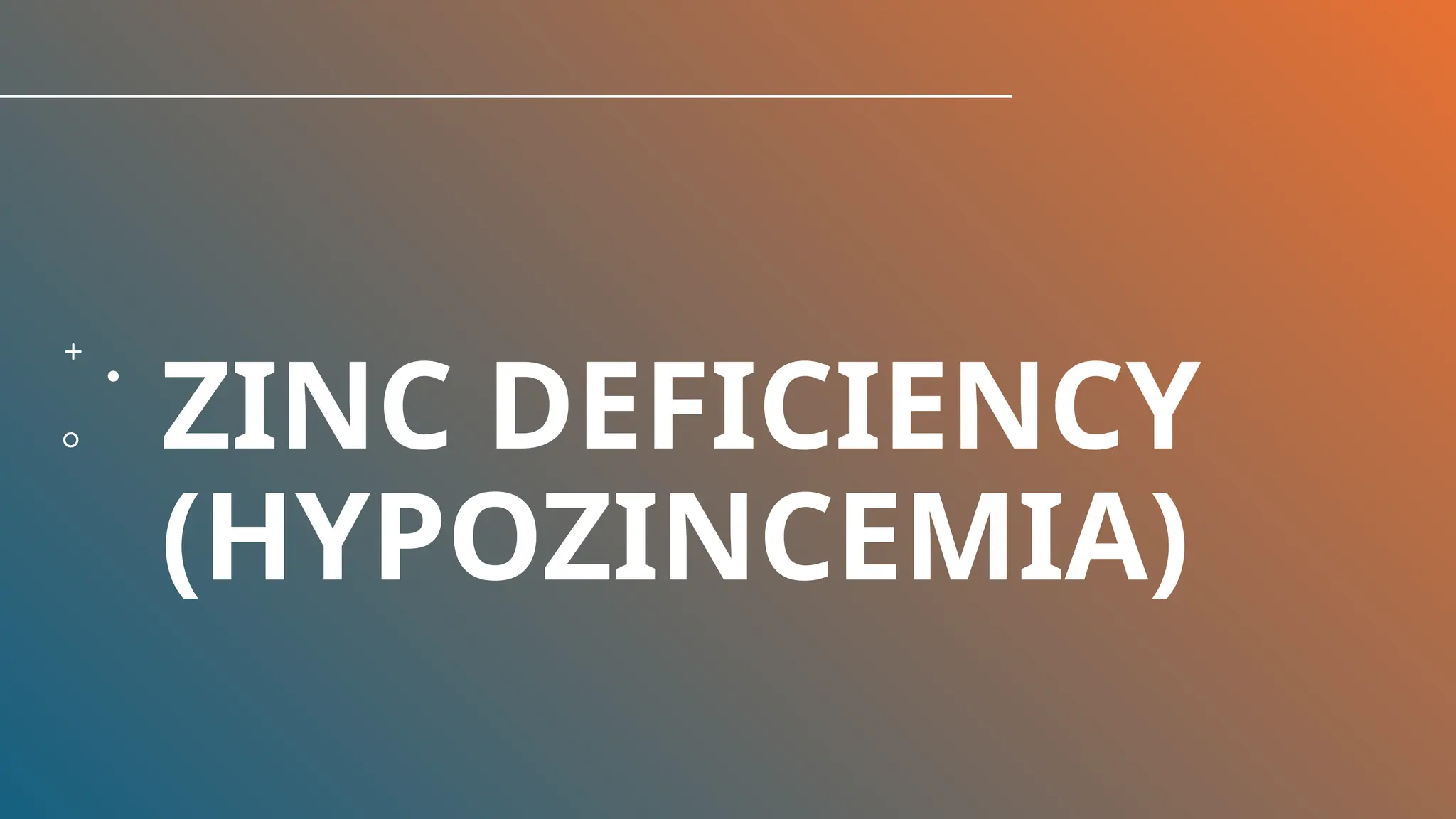 ZINC DEFICIENCY (HYPOZINCEMIA) in Animals | PPTX