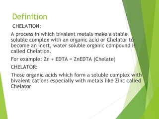 Zinc edta vs zinc sulphate | PPT
