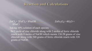 Zinc ferrite nano pigment and its use in anti-corrosive coatings | PPTX