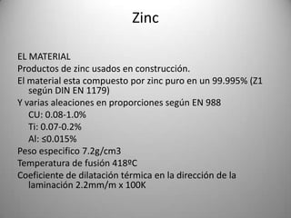 Zinc | PPT