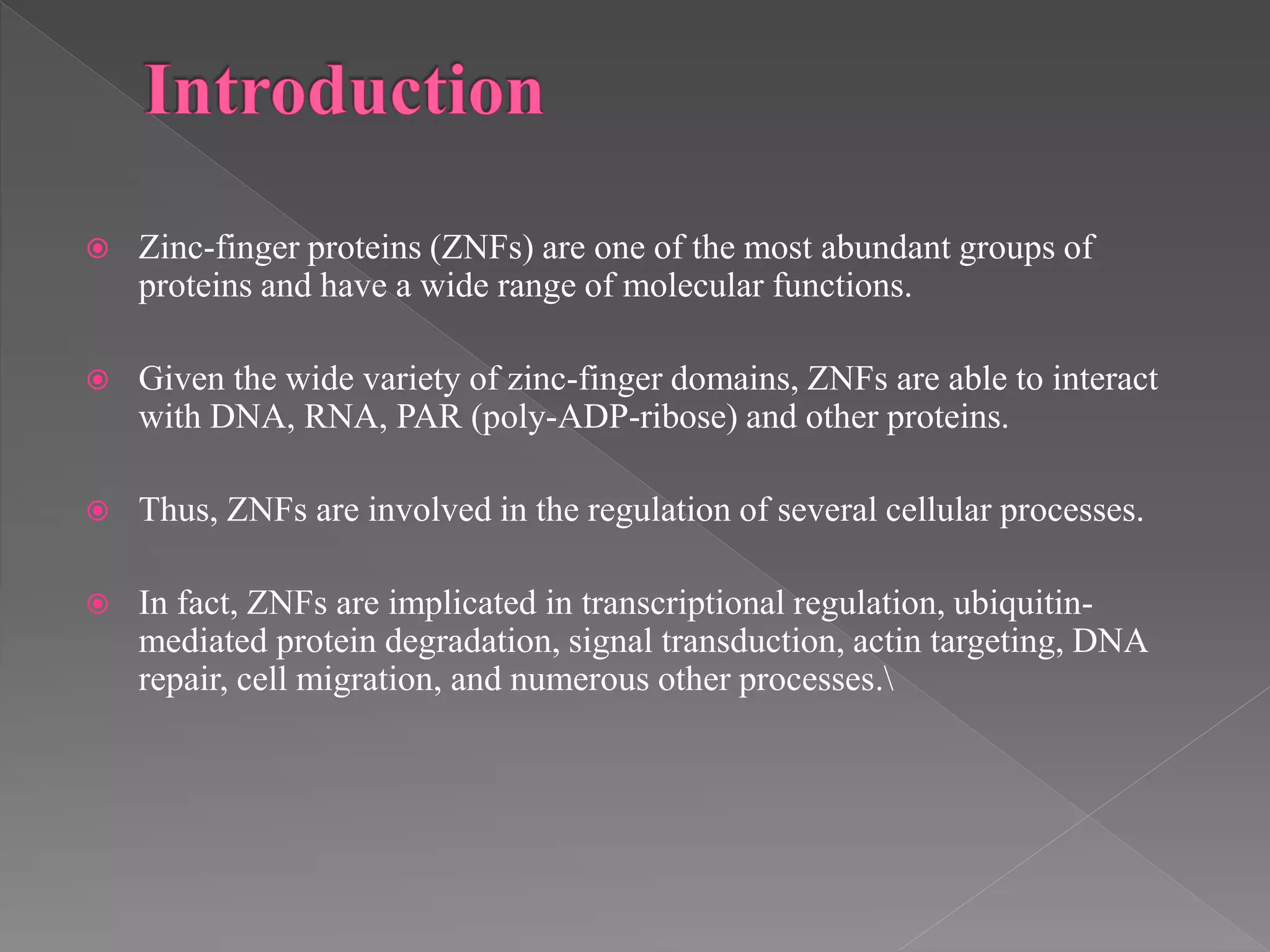 ZINC FINGER PROTEIN.pptx
