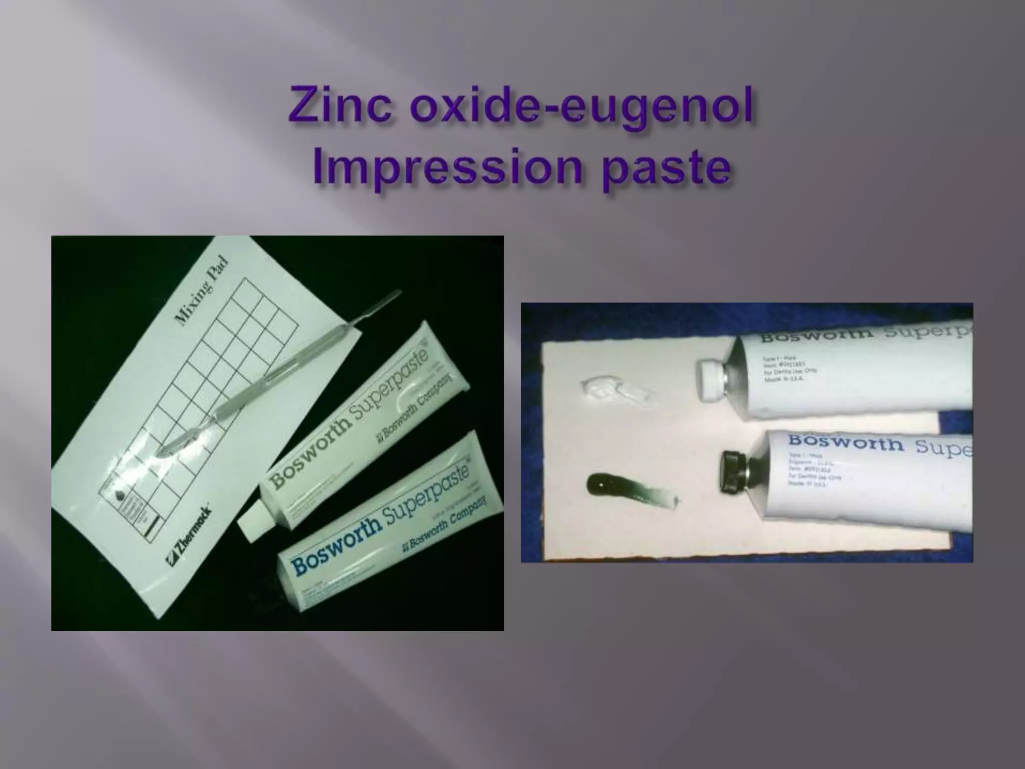 Zinc oxide eugenol | PPTX