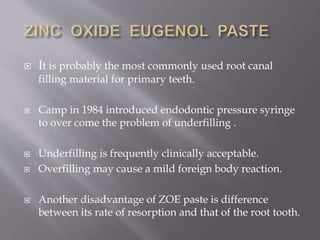 Zinc oxide eugenol | PPTX